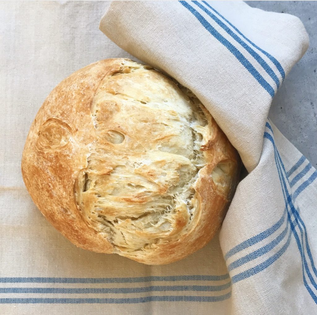 Super Fast No-Knead Bread - Marie Saba