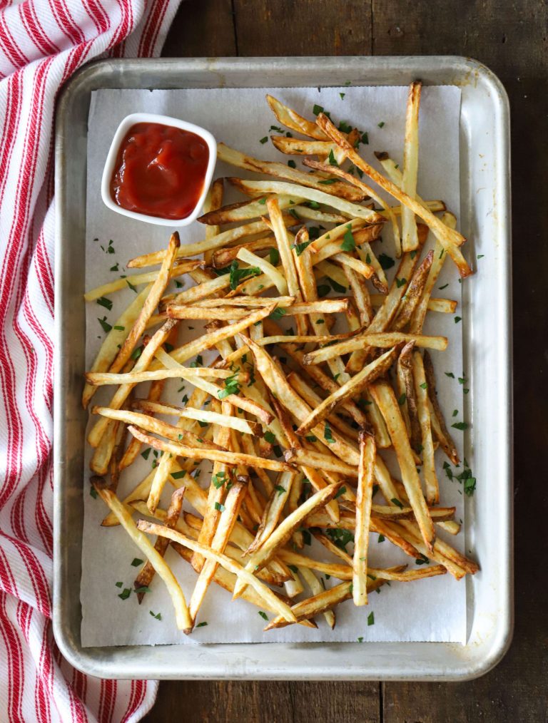 Air-Fryer French Fries - Crispy and Golden Brown!