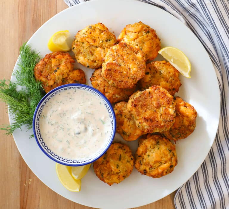 Easy Salmon Cakes - Marie Saba