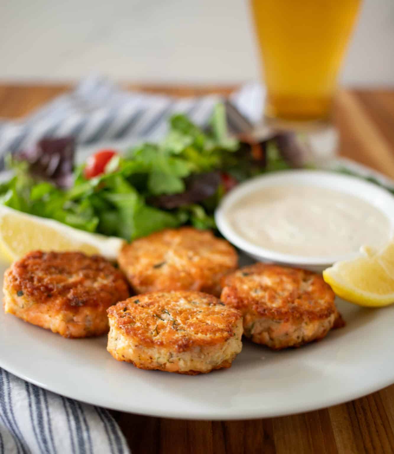 Easy Salmon Cakes - Marie Saba